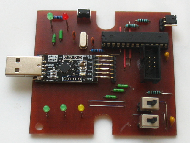 BIPROG a modul CP2102 :: AVR micro